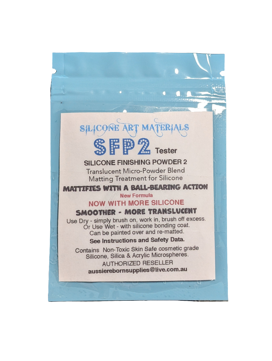SFP 2 Sample 4gm Sam Silicone Finishing Powder Matte – Aussie Reborn ...