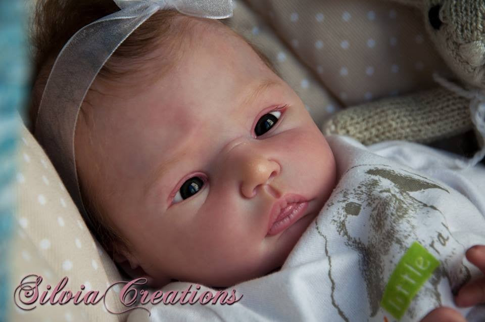 Editha by Corina Zaremba-Wagner 19" Unpainted KIT ONLY Reborn Baby Dol ...