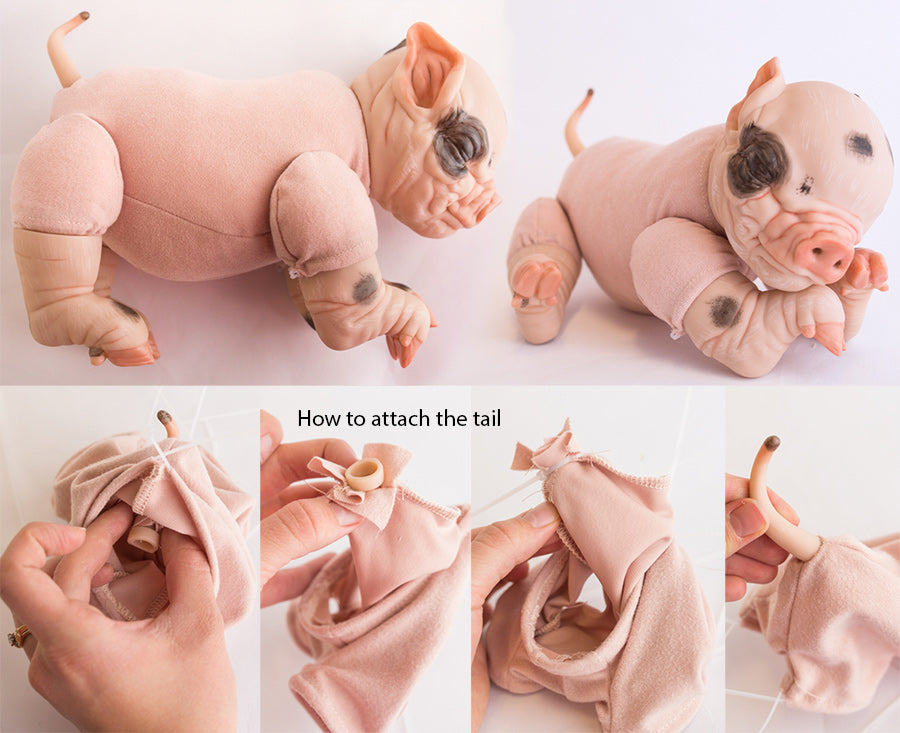Petal BODY by Cindy Musgrave Unpainted Piglet Reborn Baby BODY Only ...