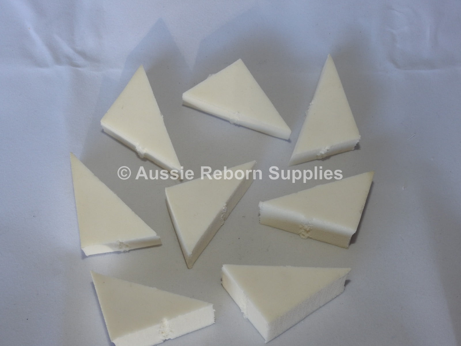 Jumbo Sharp Edge Wedges Sponge Pack of 48 BEST Effect Reborn Baby Doll ...