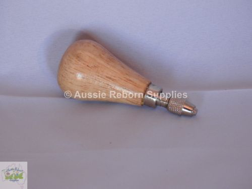 Reborn Micro Rooting Wooden Pin Vise Hair Tool Mohair Baby Doll ...