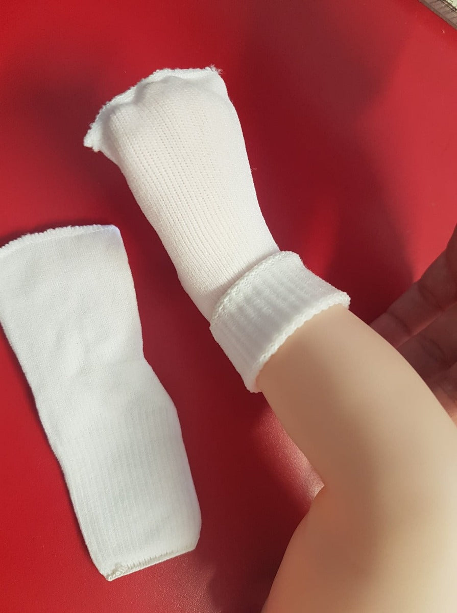 Reborn Baby White Cotton Socks Baby Size – Aussie Reborn Supplies